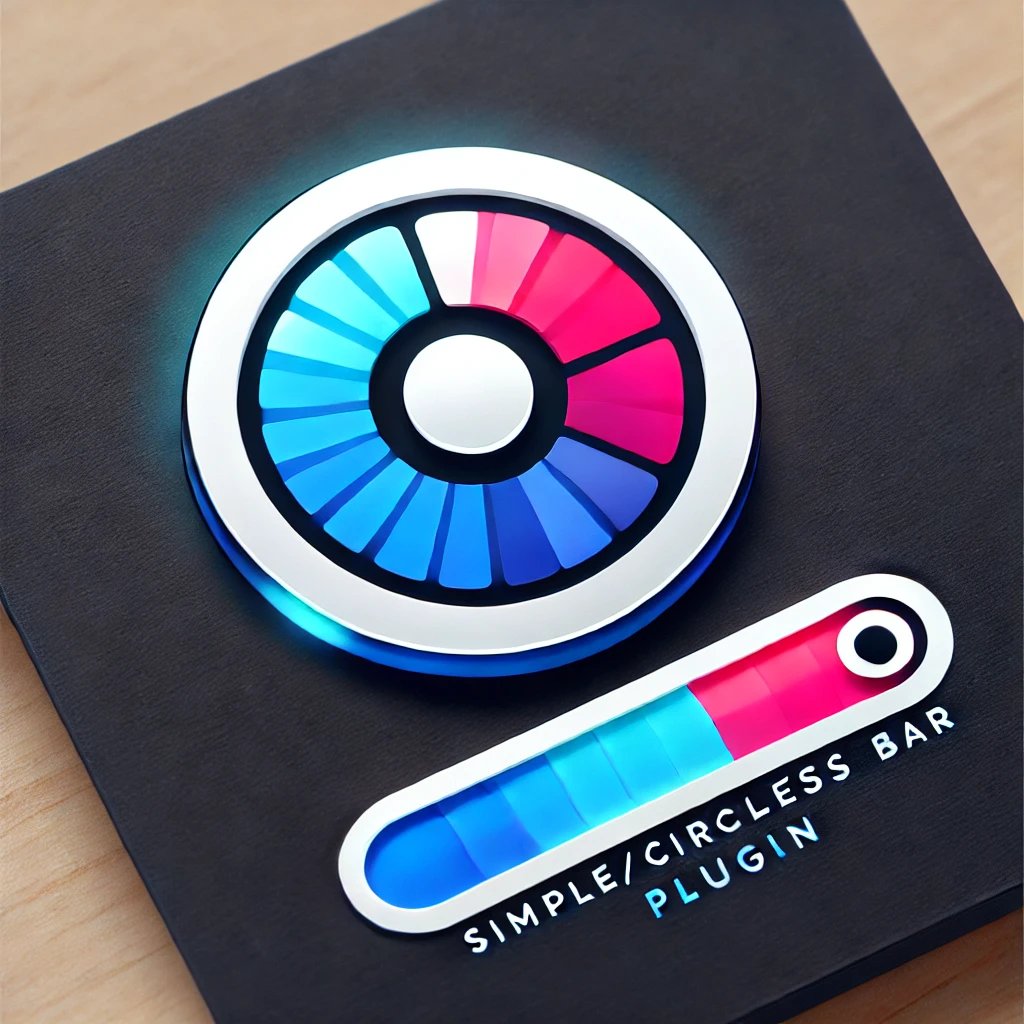 Simple/Circular Progress Bar Plugin | Bubble